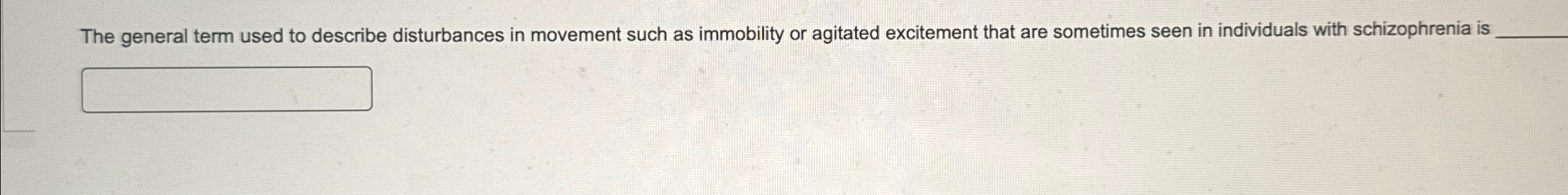 Solved The general term used to describe disturbances in | Chegg.com