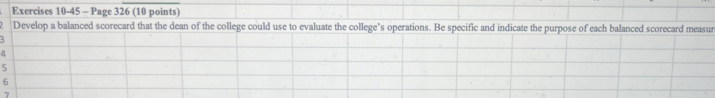 Solved Exercises 10-45 - ﻿Page 326 (10 ﻿points)Develop a | Chegg.com