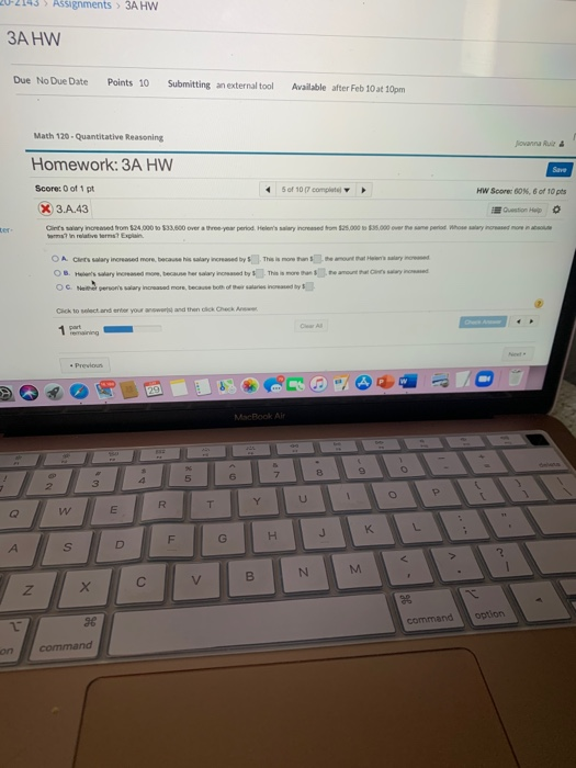 Solved > Assignments > 3A HW 3A HW Due No Due Date Points 10 | Chegg.com