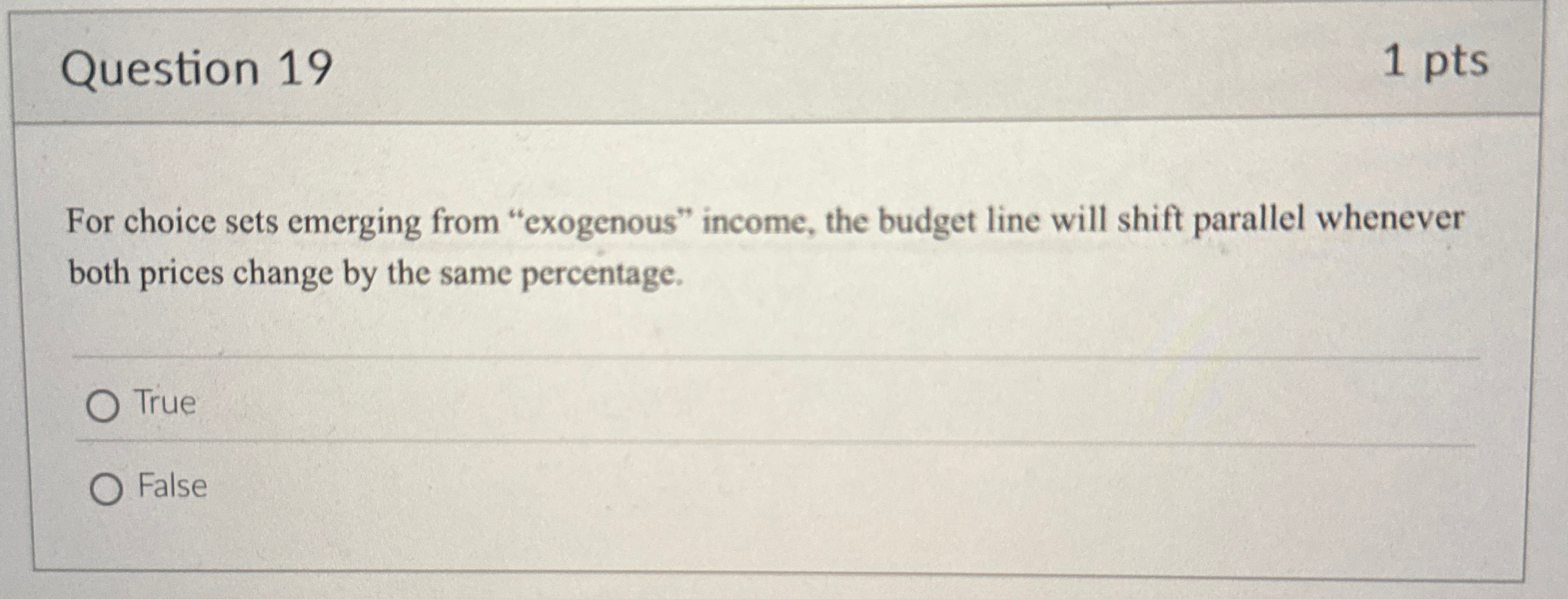 Solved Question 191 ﻿ptsFor choice sets emerging from | Chegg.com