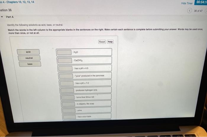Solved m 4 - Chapters 10, 12, 13, 14 Hide Timer 00:54:1 | Chegg.com