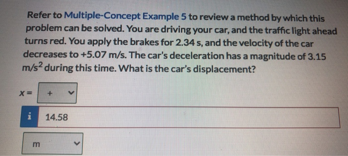 Solved Refer to Multiple-Concept Example 5 to review a | Chegg.com