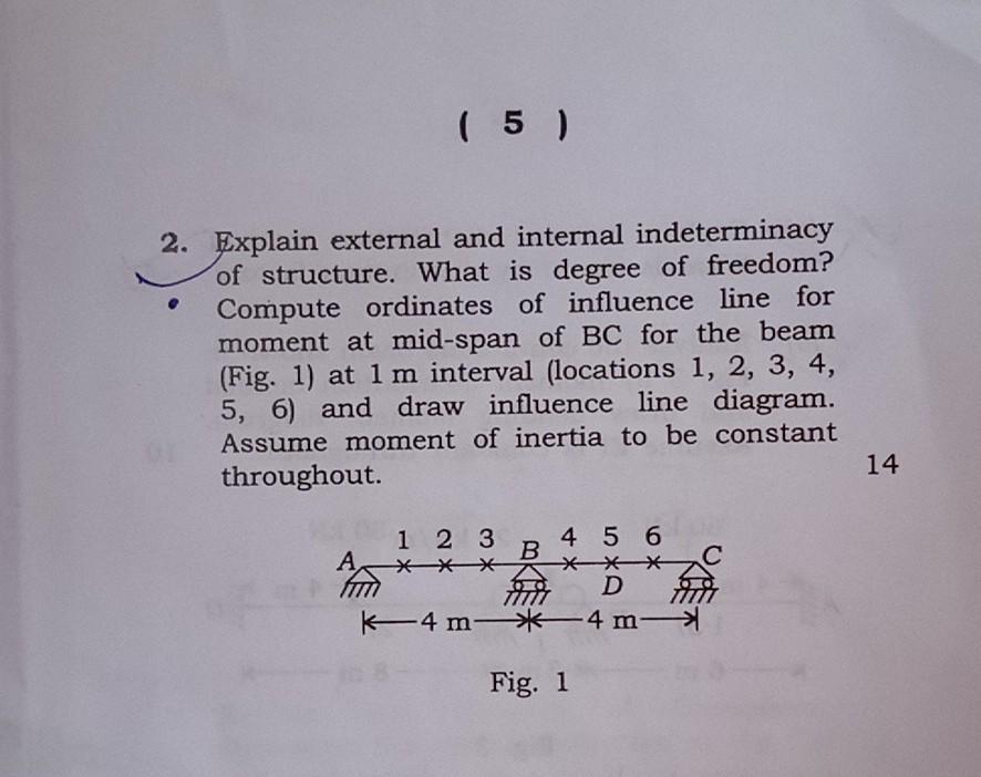 Solved 2. Explain external and internal indeterminacy of | Chegg.com