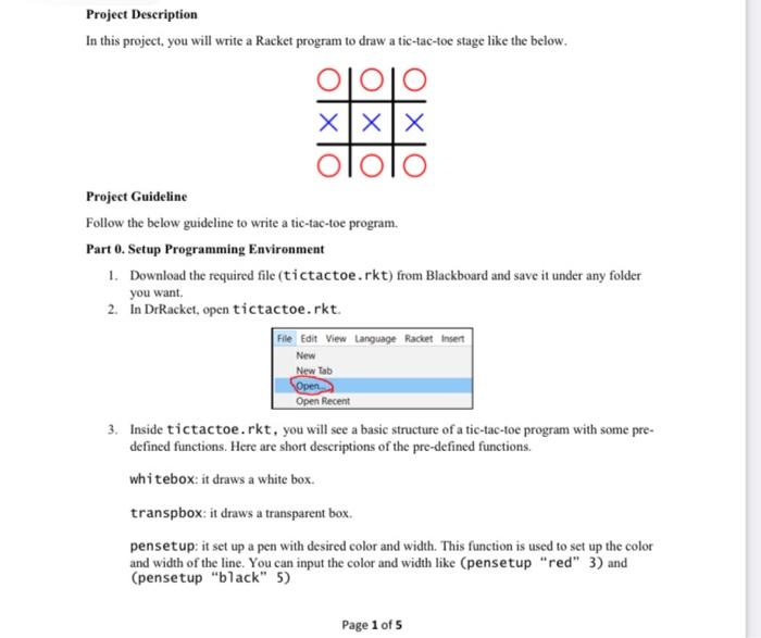 Solved Project Description In this project, you will write a | Chegg.com