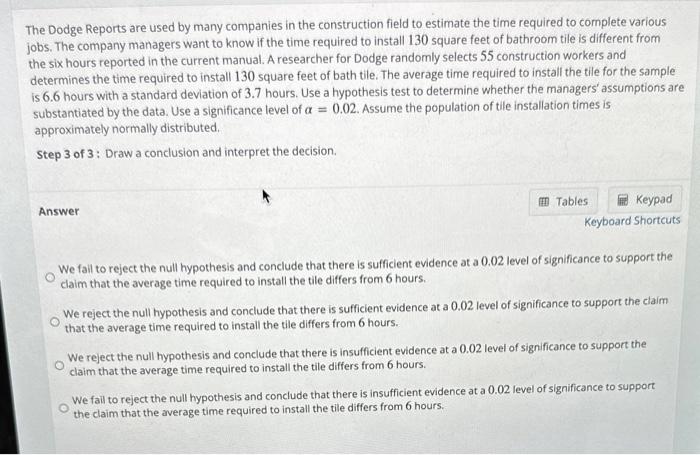 Solved The Dodge Reports are used by many companies in the | Chegg.com