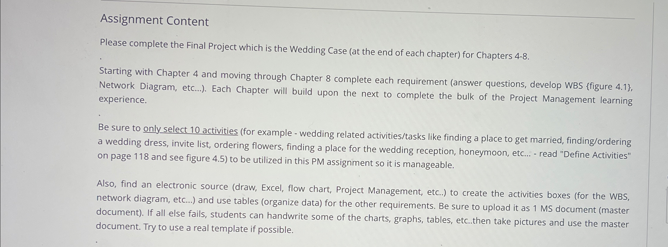 Solved Assignment ContentPlease complete the Final Project | Chegg.com