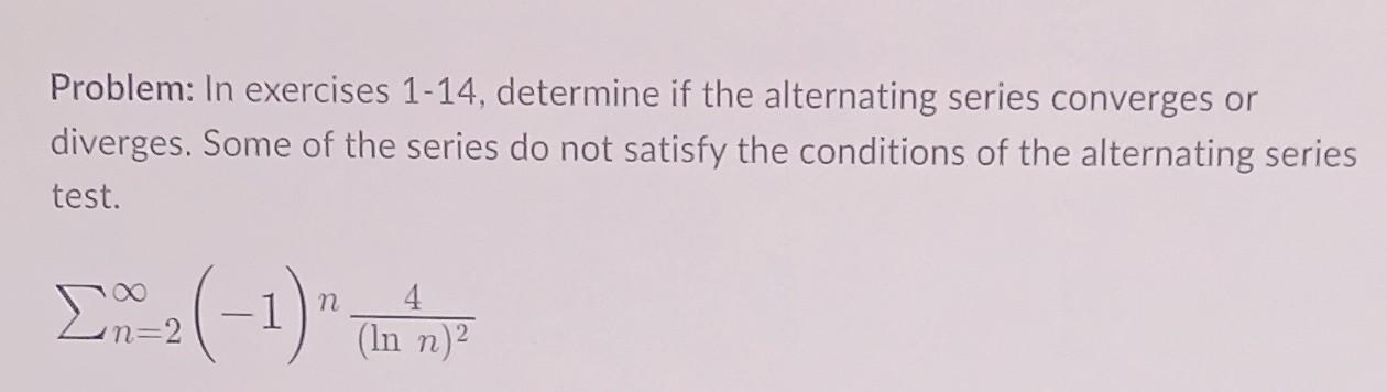 Solved Problem: In exercises 1-14, determine if the | Chegg.com