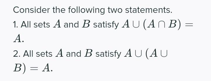 Solved Prove Statement (1.) and Provide a Counterexample for | Chegg.com