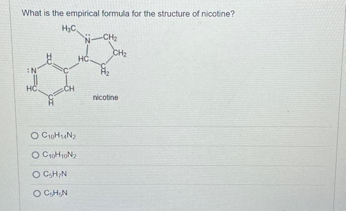 Solved What is the empirical formula for the structure of | Chegg.com