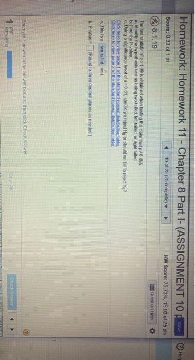 Solved ? Hel Homework: Homework 11 - Chapter 8 Part - | Chegg.com Solved ? Hel Homework: Homework 11 - Chapter 8 Part - | Chegg.com