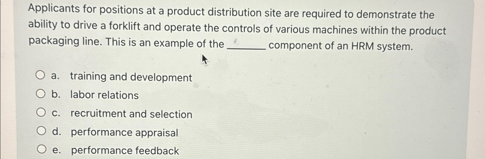 Solved Applicants for positions at a product distribution | Chegg.com