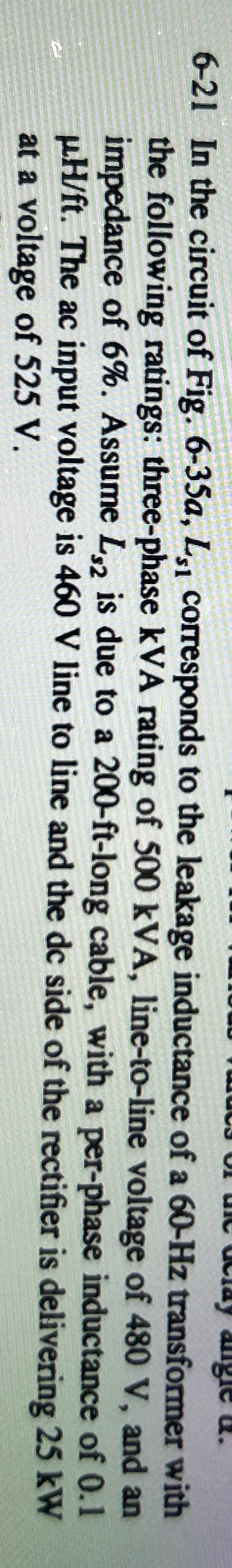 Solved 6-21 ﻿In the circuit of Fig. 6-35a, Ls1 ﻿corresponds | Chegg.com
