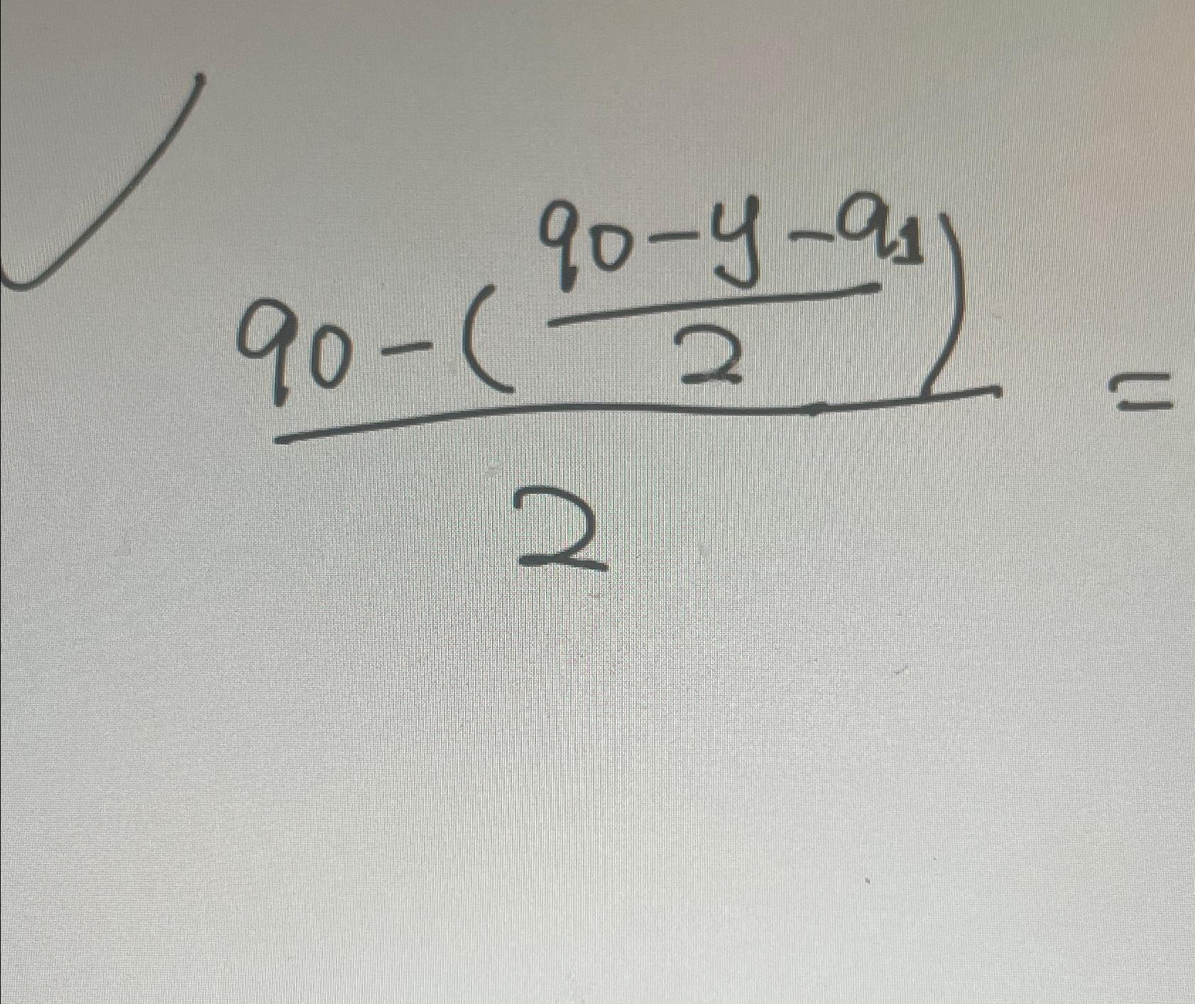 90-(90-y-q12)2 | Chegg.com