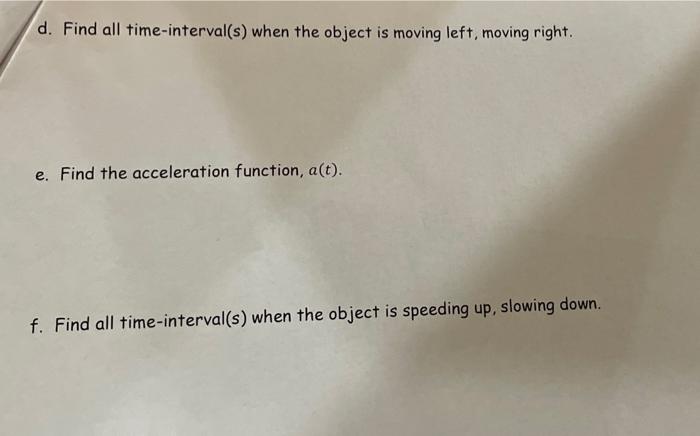 Solved 2. If the position of the object moving horizontally | Chegg.com