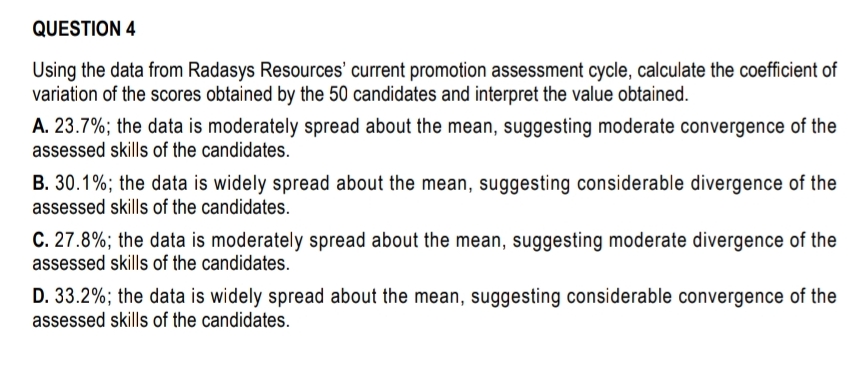 Solved QUESTION 4Using the data from Radasys Resources' | Chegg.com