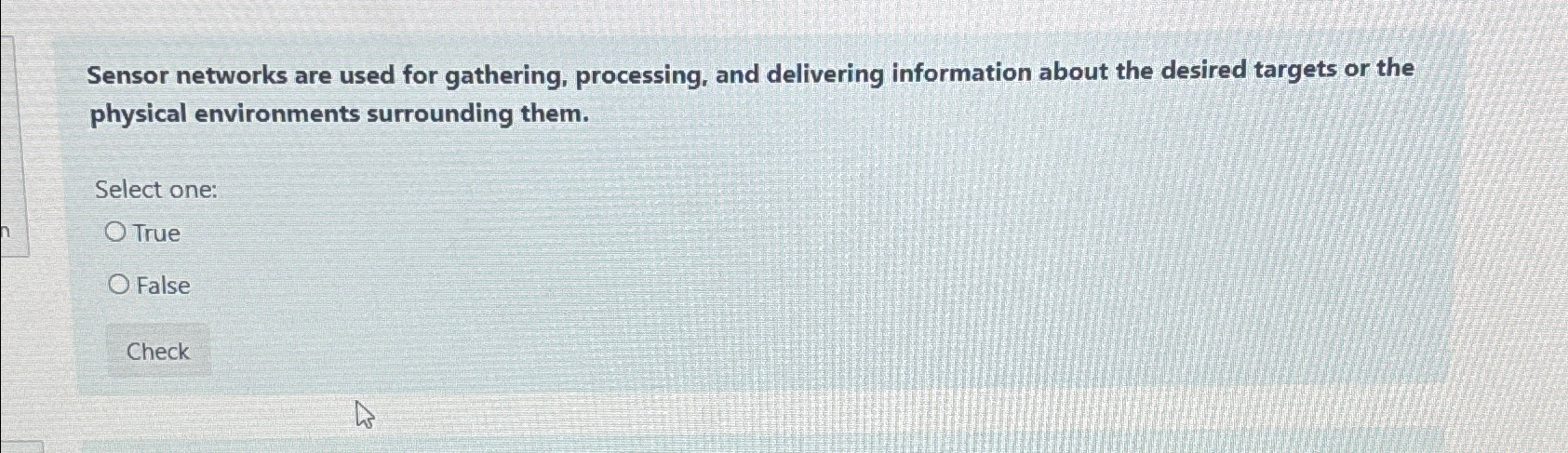 Solved Sensor networks are used for gathering, processing, | Chegg.com