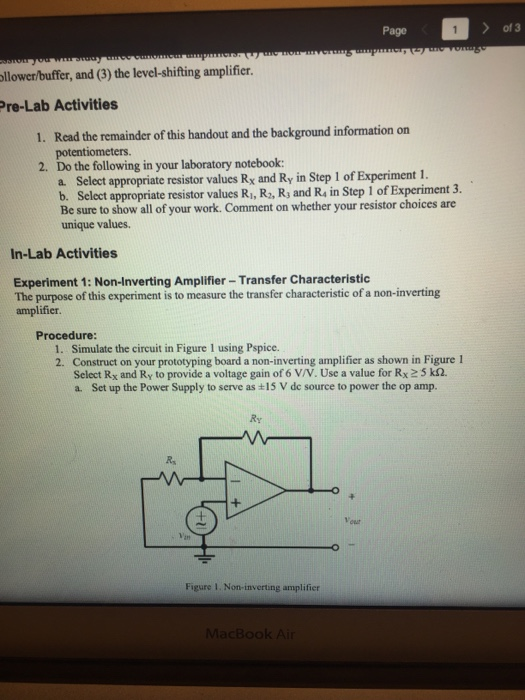 Solved a. Select appropriate resistor values rx and ry in | Chegg.com