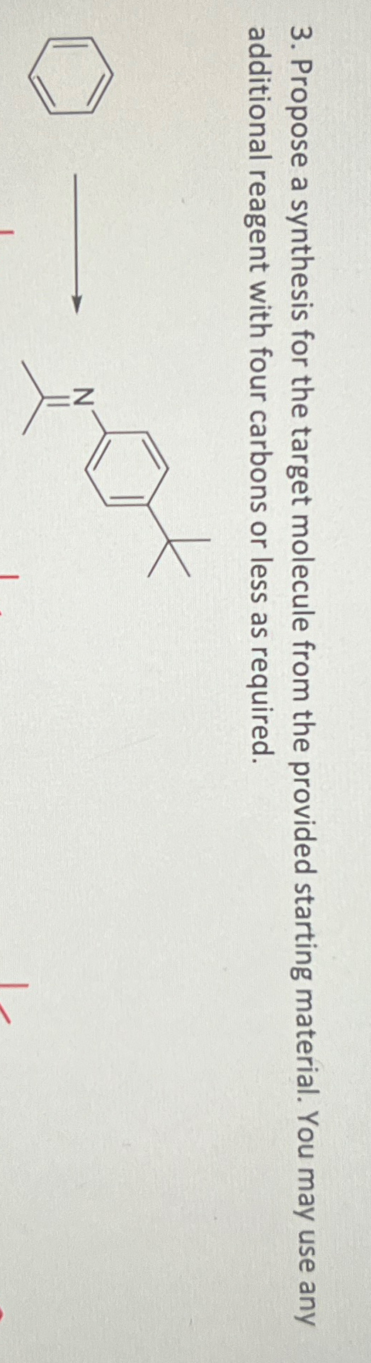 Solved Propose a synthesis for the target molecule from the | Chegg.com