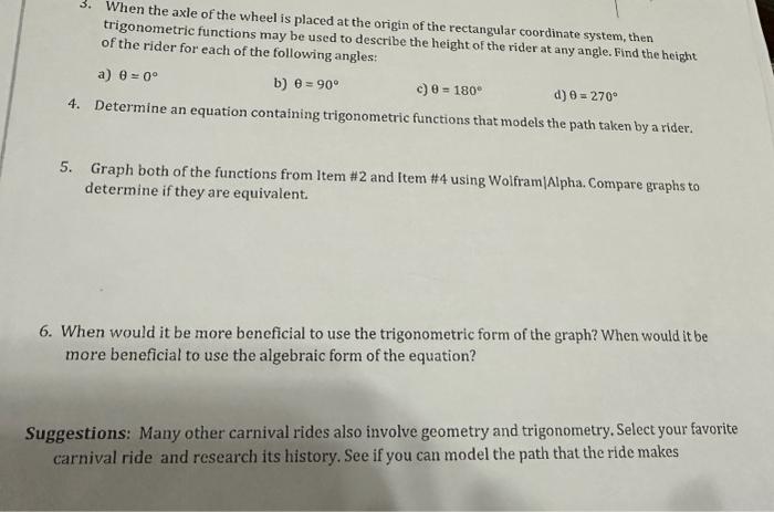 Solved L.ong before George Ferris, Ir. built his Ferris | Chegg.com
