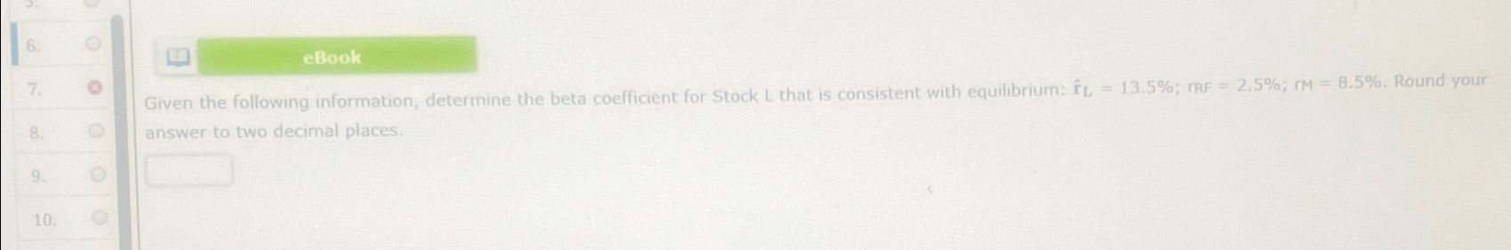 Solved eBook7.8.Given the following information, determine | Chegg.com