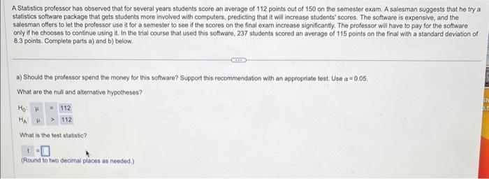 Solved A Statistics professor has observed that for several | Chegg.com Solved A Statistics professor has observed that for several | Chegg.com