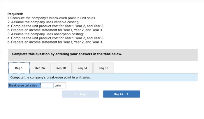 Solved Problem 6-18 Variable and Absorption Costing Unit | Chegg.com