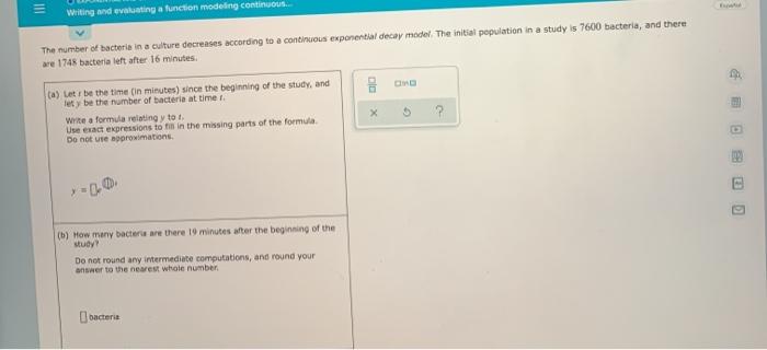 Solved III Writing and evaluating a function modeling | Chegg.com