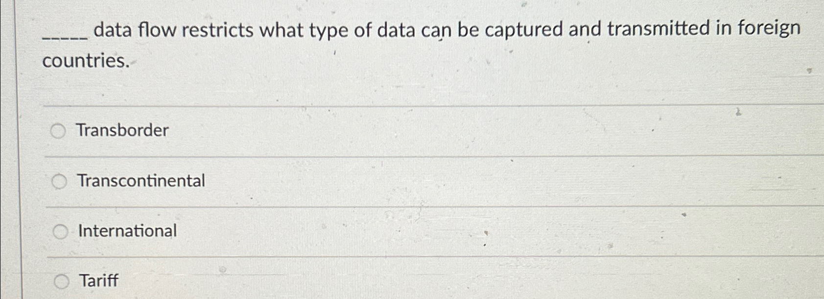 Solved data flow restricts what type of data can be captured | Chegg.com