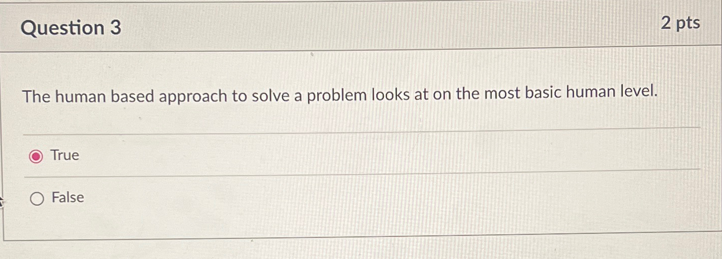 Solved Question 32 ﻿ptsThe human based approach to solve a | Chegg.com