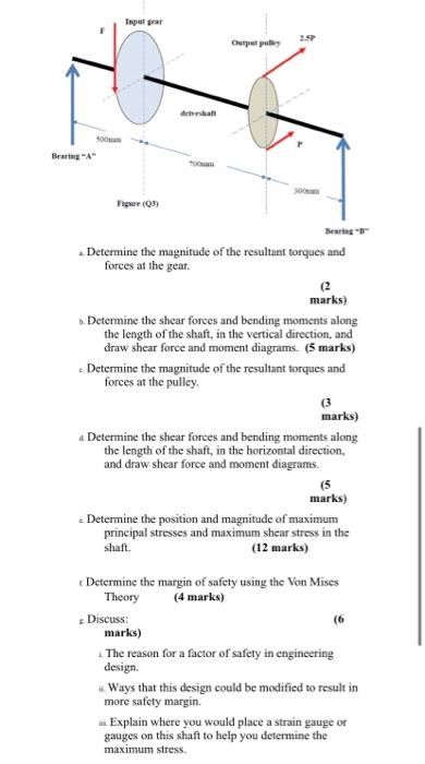 Solved Question 3 A 150 mm diameter solid drive shaft | Chegg.com