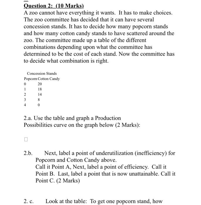 Solved Question 2: (10 Marks) A zoo cannot have everything | Chegg.com