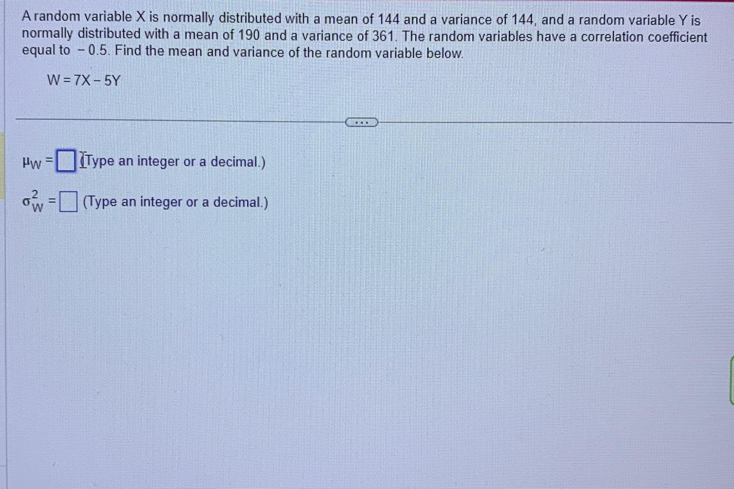 Solved A random variable x ﻿is normally distributed with a | Chegg.com