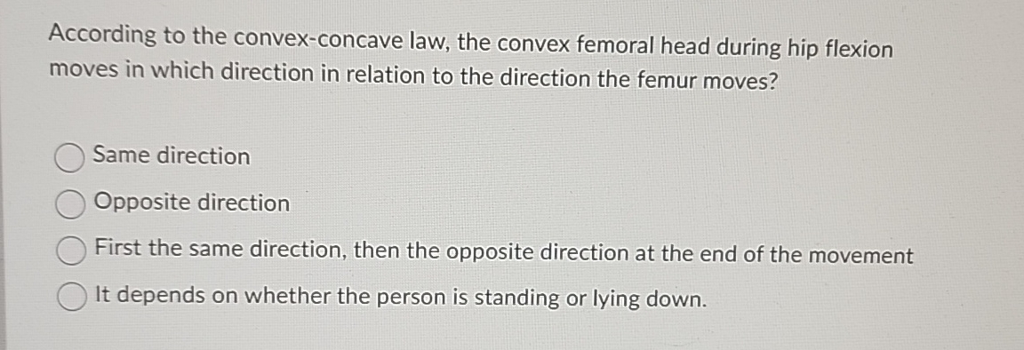 Solved According to the convex-concave law, the convex | Chegg.com