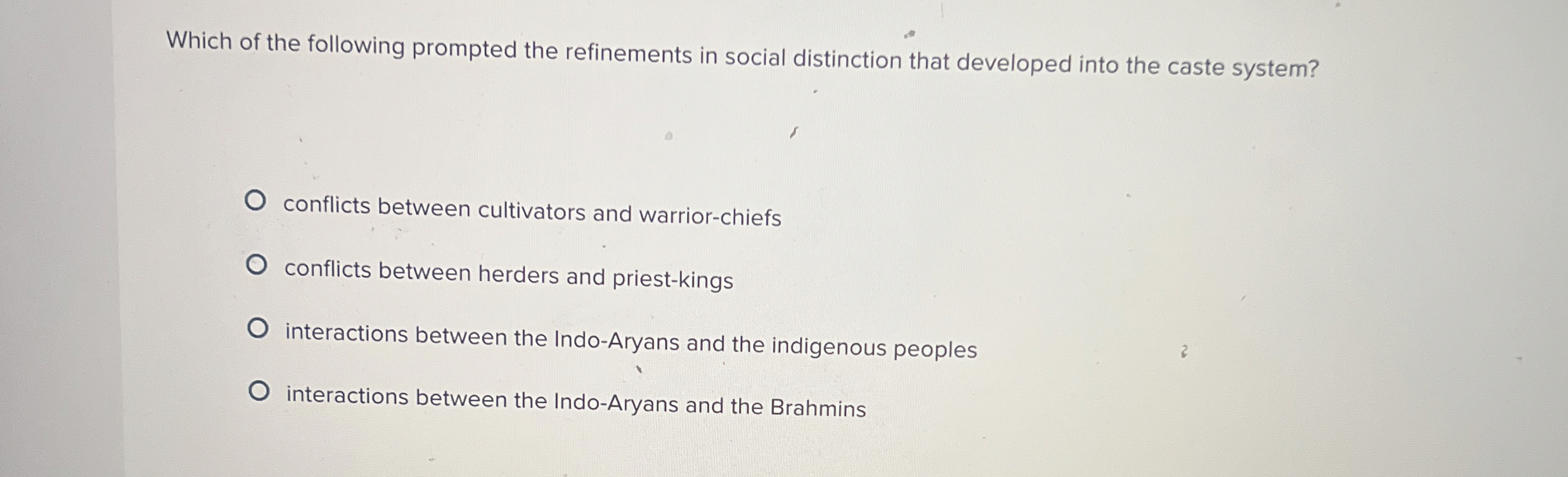 Solved Which of the following prompted the refinements in | Chegg.com