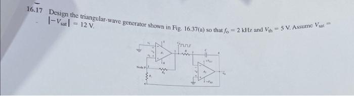 Design the square-wave generator shown in Fig. | Chegg.com