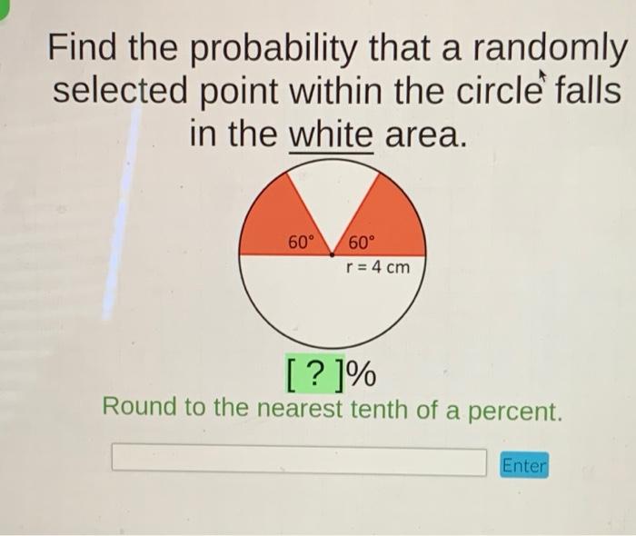 Solved Find the probability that a randomly selected point | Chegg.com