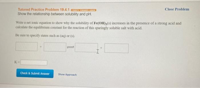 Solved Tutored Practice Problem 19 4 1 Cawasaki Close