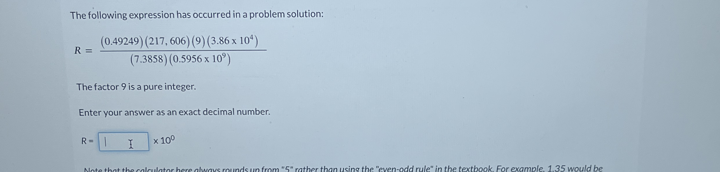 Solved The following expression has occurred in a problem | Chegg.com