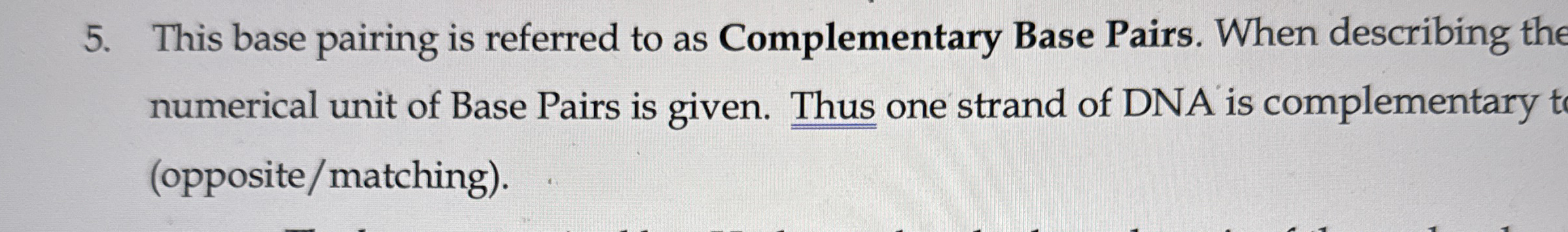 High Quality SOLUTION This base pairing is referred to as Complementary | Chegg.com