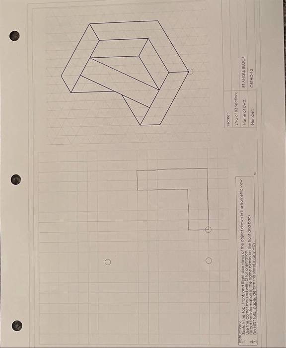 Solved ENGR 103 ORTHO-12RT ANGLE BLOCKHelp Please!! I need | Chegg.com