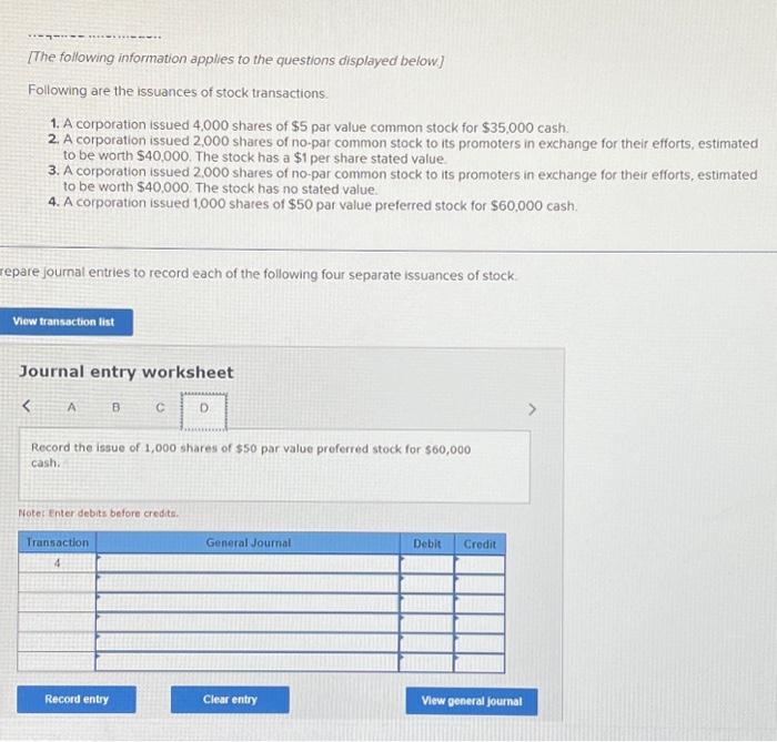 Solved [The following information applies to the questions | Chegg.com
