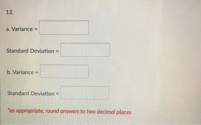 Solved 10. Calculate SS, variance, and standard deviation | Chegg.com