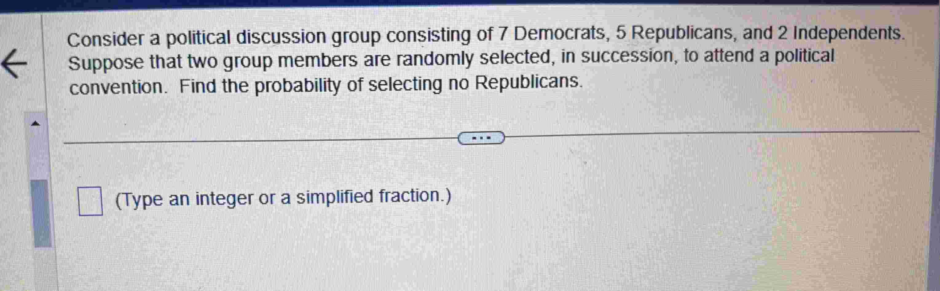 Solved Consider a political discussion group consisting of 7 | Chegg.com