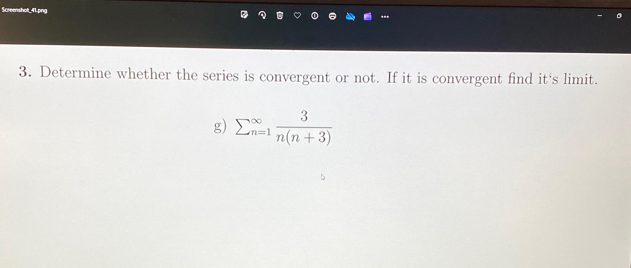 Solved Determine whether the series is convergent or not. If | Chegg.com