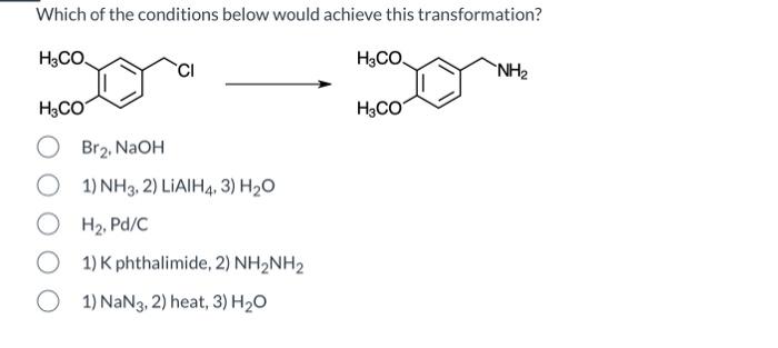 Solved Which of the conditions below would achieve this | Chegg.com