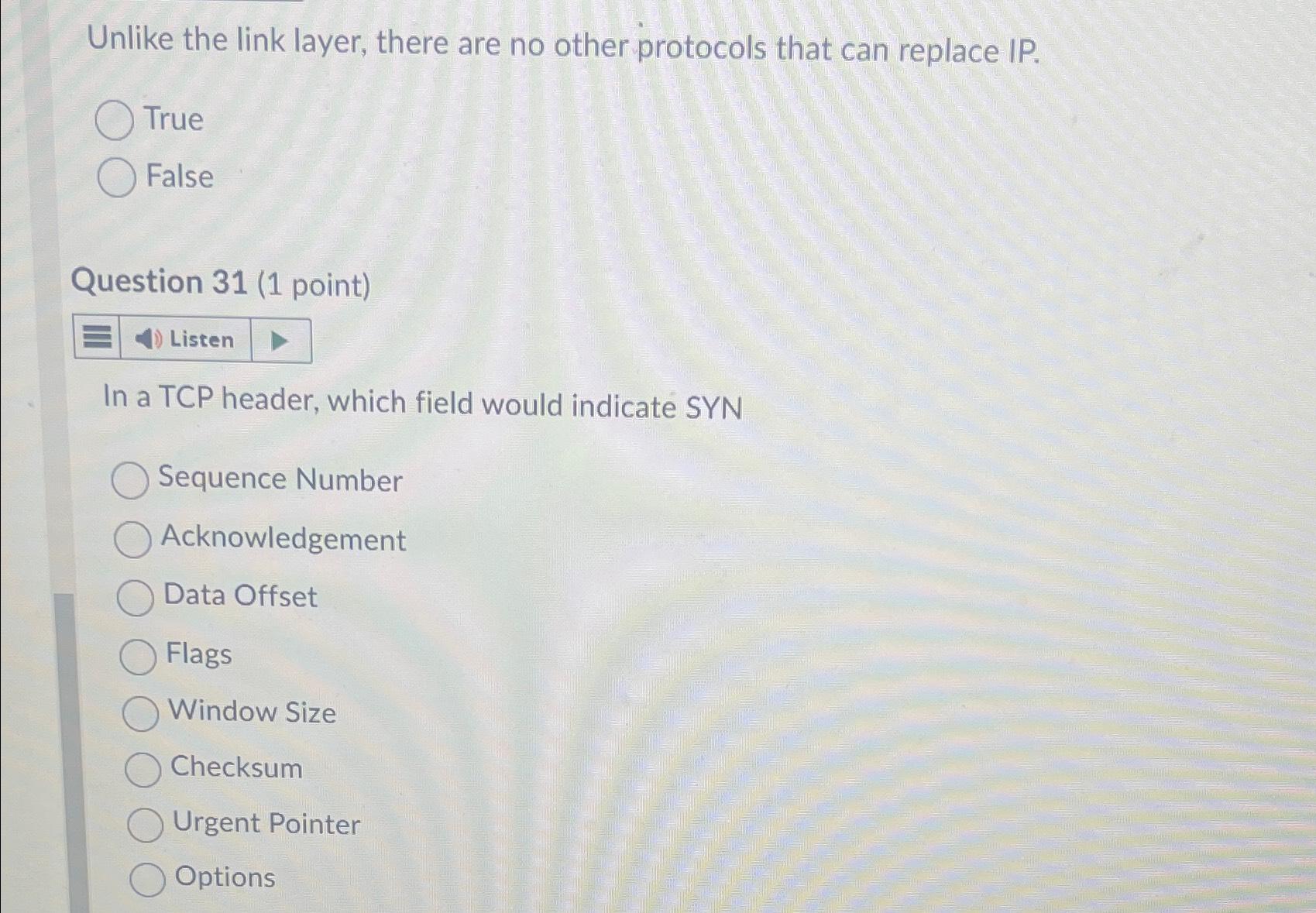 Solved Unlike the link layer, there are no other protocols | Chegg.com