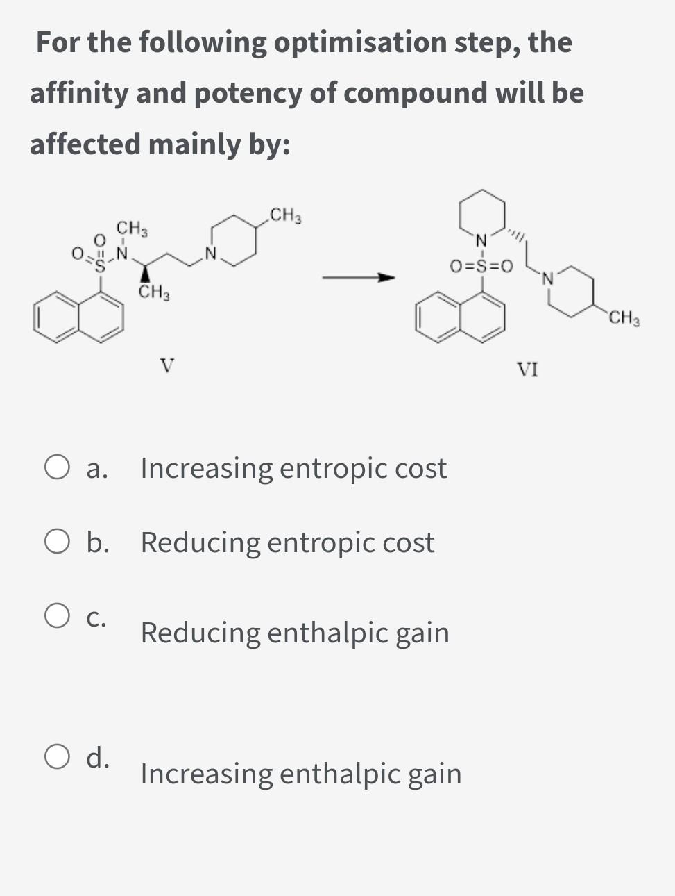 Solved For the following optimisation step, the affinity and | Chegg.com