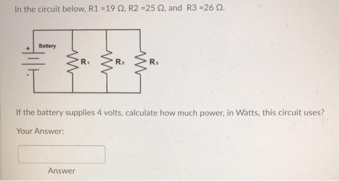 Solved In the circuit below, R1 =19 12, R2 =25 12, and R3 | Chegg.com