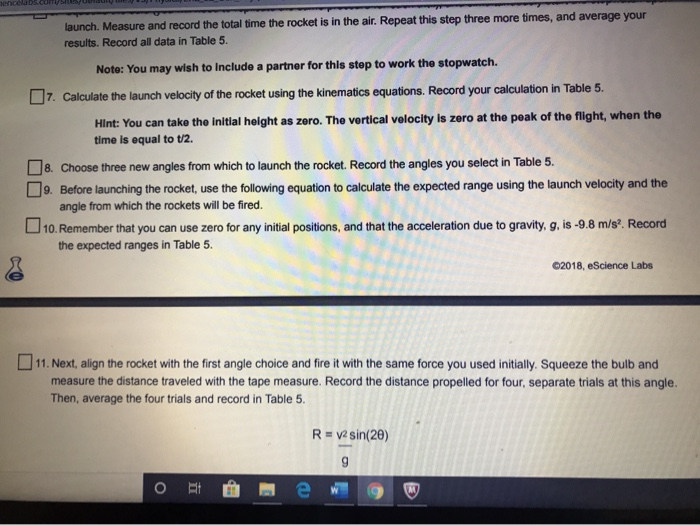 I included some of the directions from the physics | Chegg.com