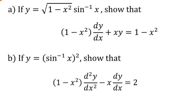 Solved 1) Find the derivatives of a) y= sinh-(1-3x) tanh-t? | Chegg.com